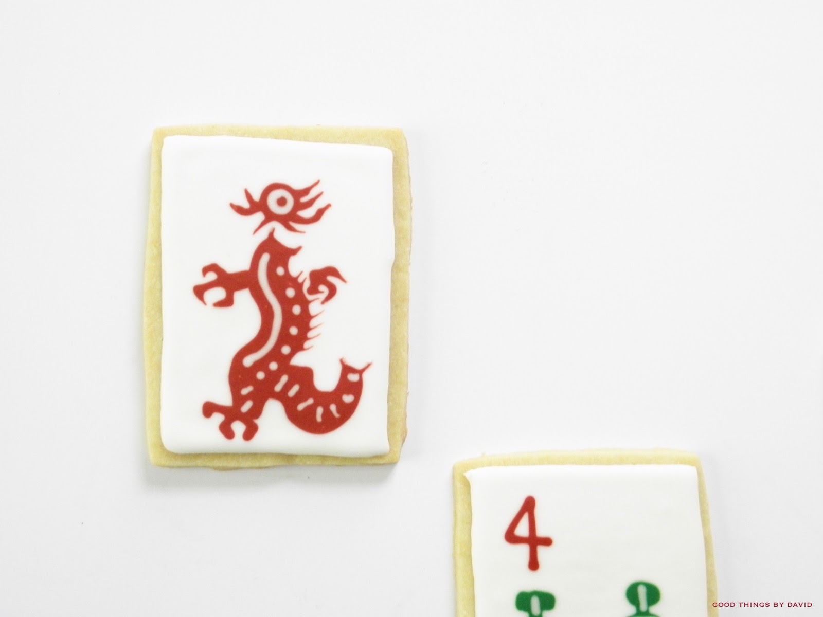 Mahjong Sugar Cookies