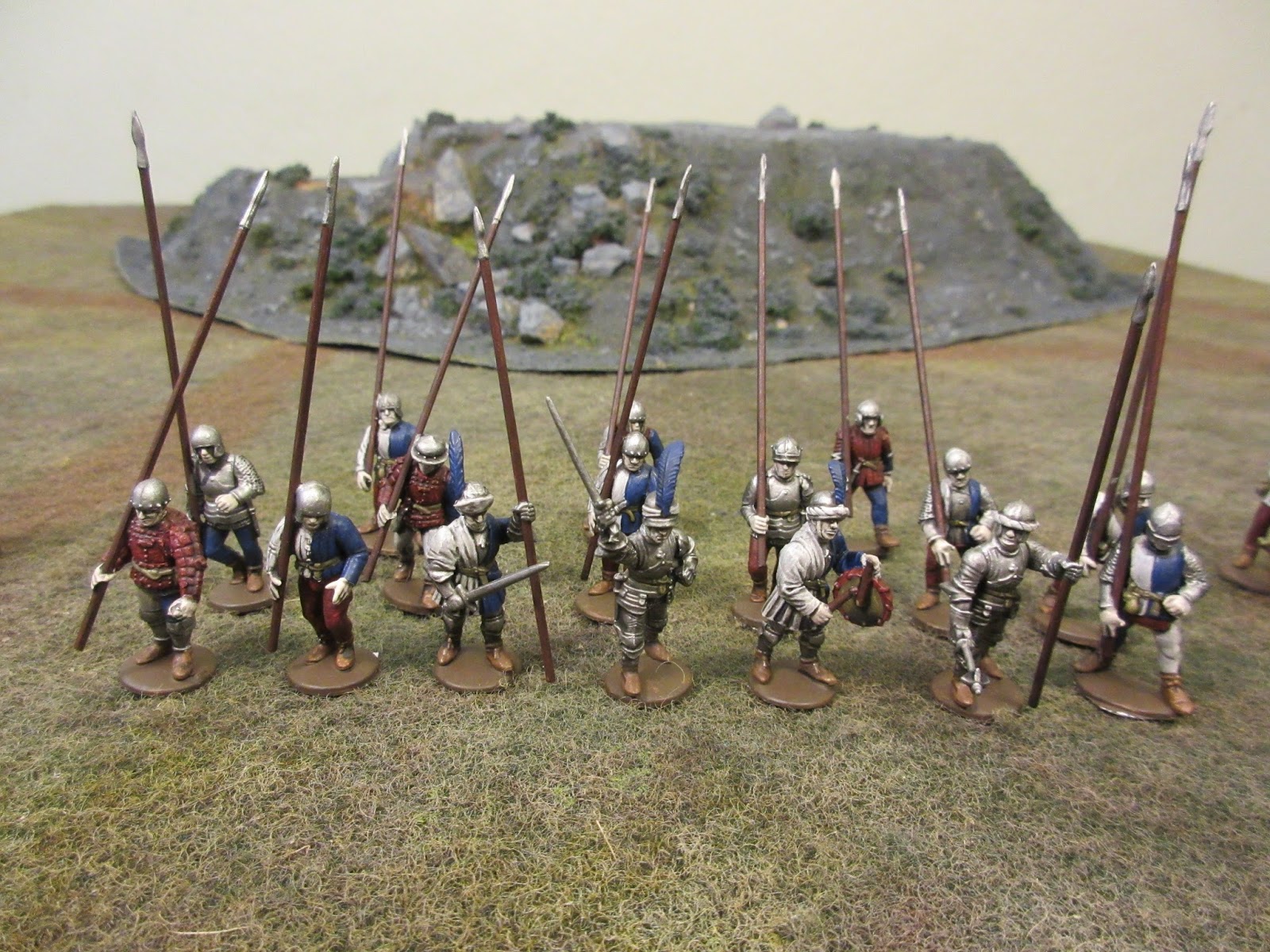 Mars Miniatures Commissions: War Of The Roses - Burgundian Mercenaries