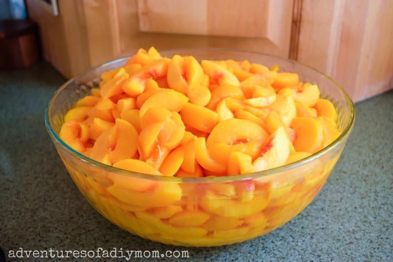 Peach Pie Filling - Adventures of a DIY Mom