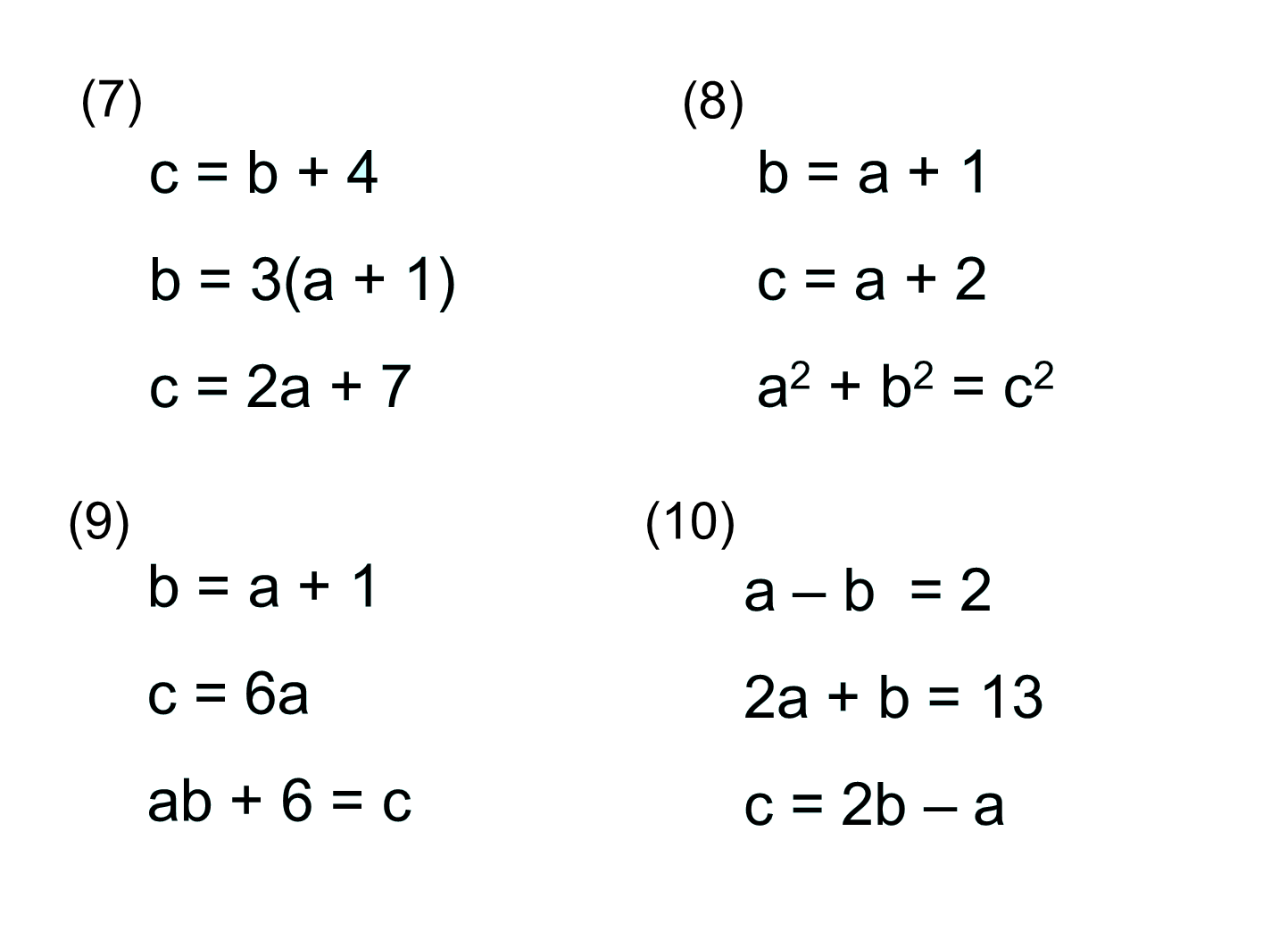 MEDIAN Don Steward mathematics teaching: number fitting