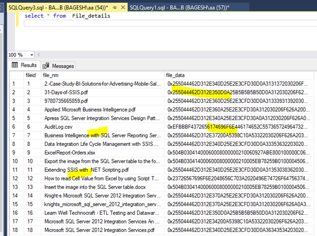 Microsoft Business Intelligence: Reading the files (PDF, word, excel ...