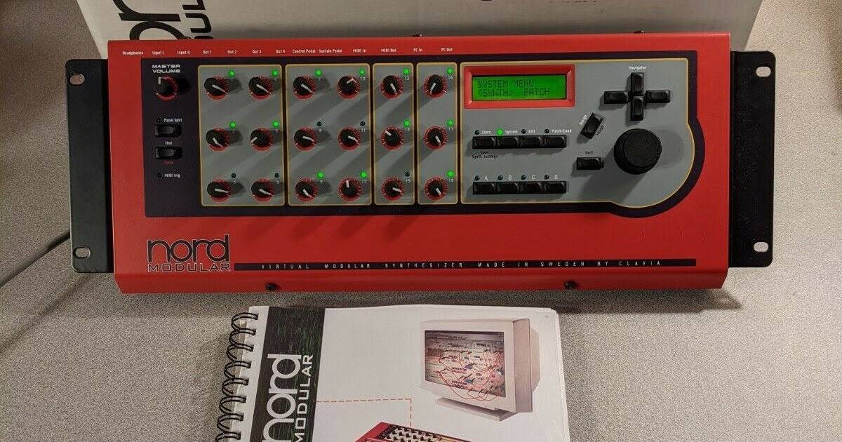 MATRIXSYNTH: Nord Modular Rack SN 20061424 w/ Original Box