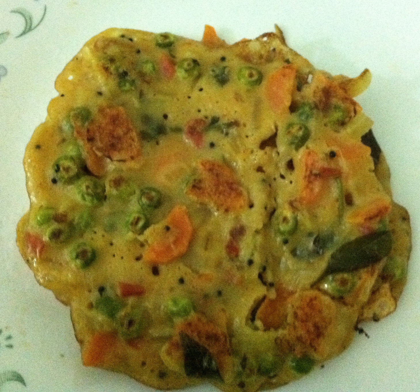 Cooking: Vegetable dosa