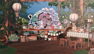 Sims 4 Farm Bithday Build - Mel Bennett