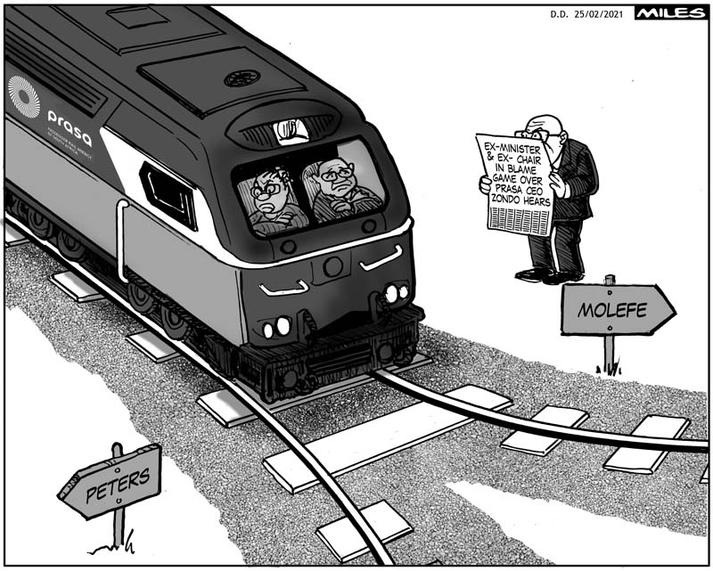 Cartoons by Miles: Going off the rails