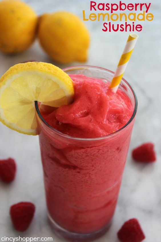 Raspberry Lemonade Slushie - Awesome Recipe Ideas
