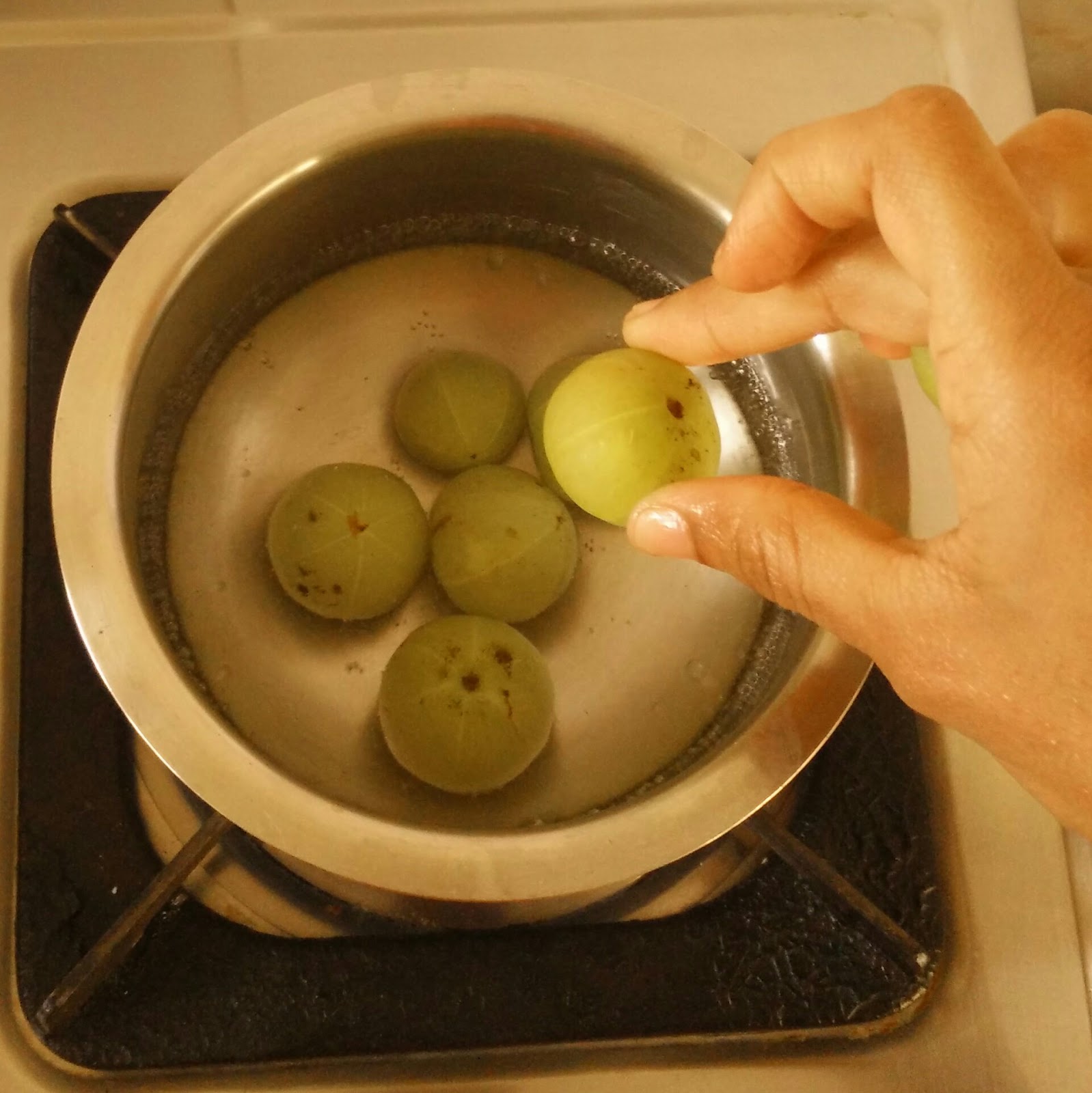 Welcome to Prameela's Kitchen: Gooseberry Pickle with No Oil ...