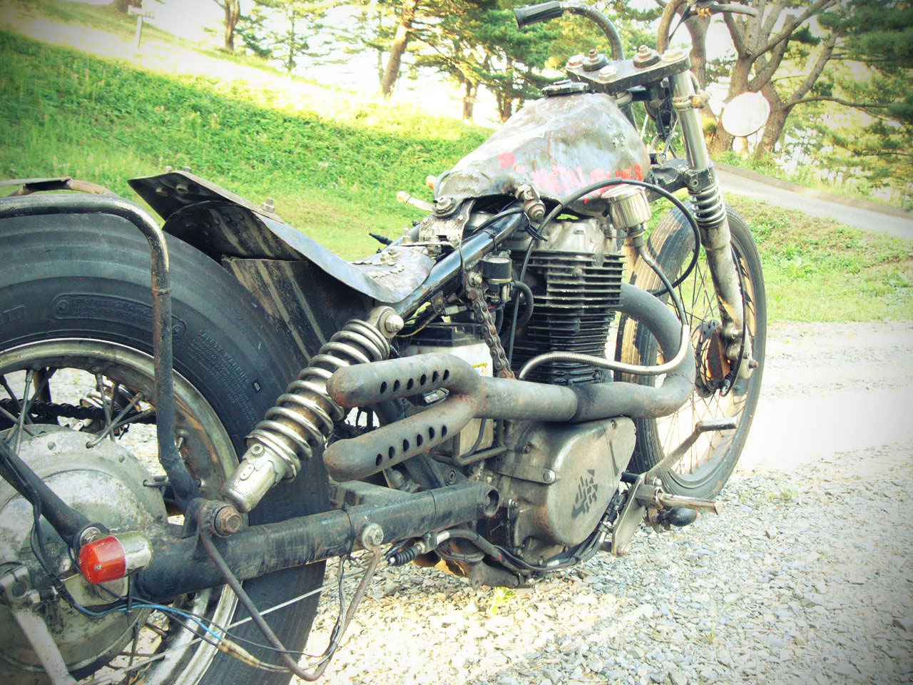 :: free the wheels ::: Suzuki Savage Rat Rod!