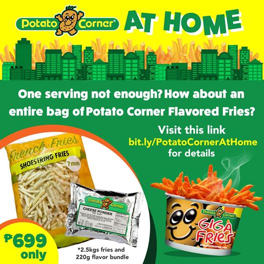 Potato Corner At Comfort of Your Home
