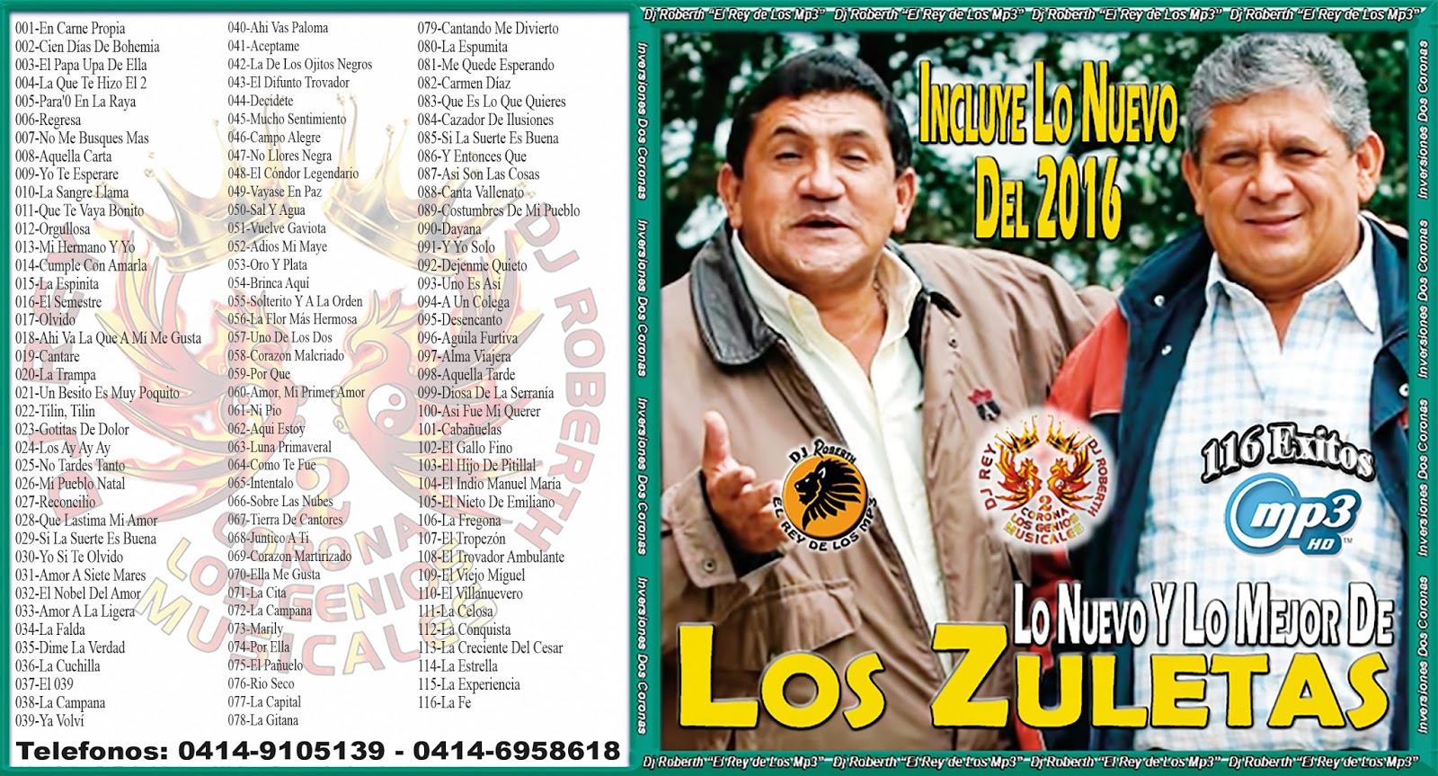 Los Hermanos Zuletas (Discográfia Y Colección) - DjRoberth El Rey De ...