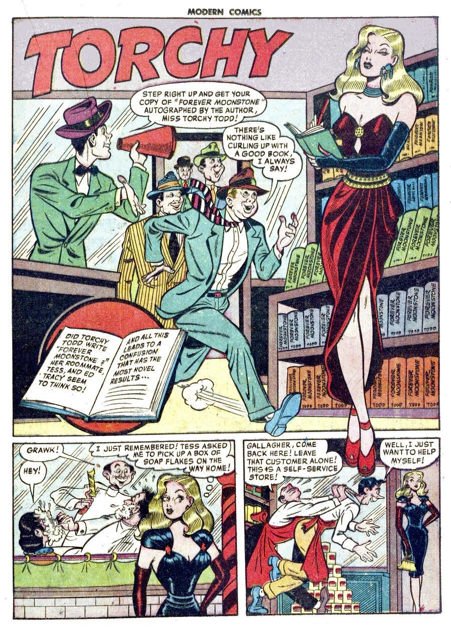 Pappy's Golden Age Comics Blogzine: Number 2499: My torch still burns ...