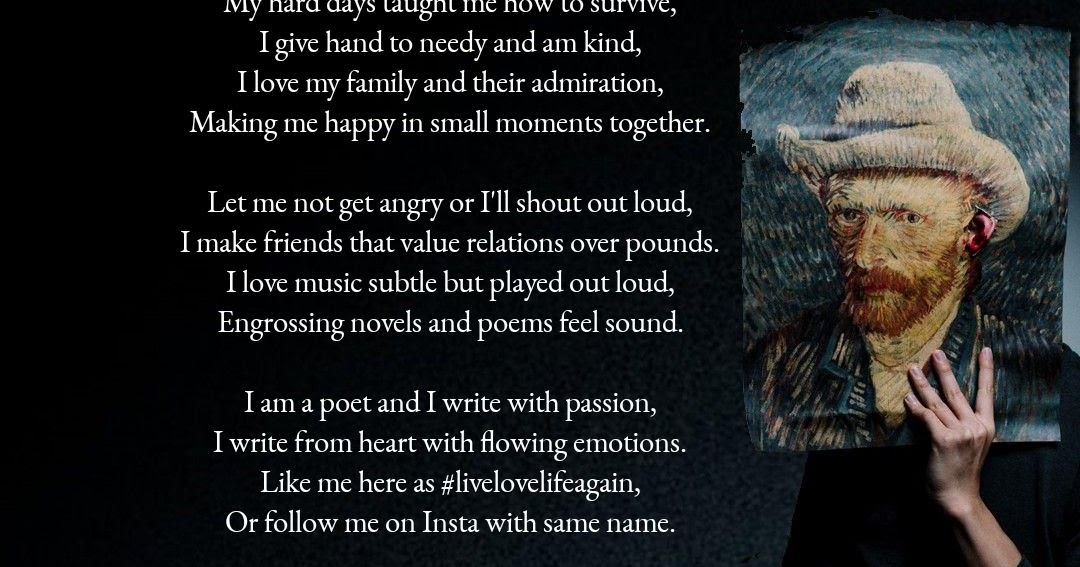 Yusuf-livelovelifeagain!: SELF PORTRAIT:A POEM.