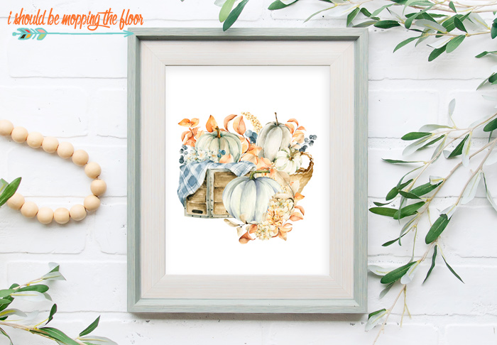 Free Cozy Fall Printables | i should be mopping the floor