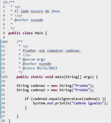 El lado oscuro de java: Java Player - ¿Como comparar cadenas? - ¿Como ...
