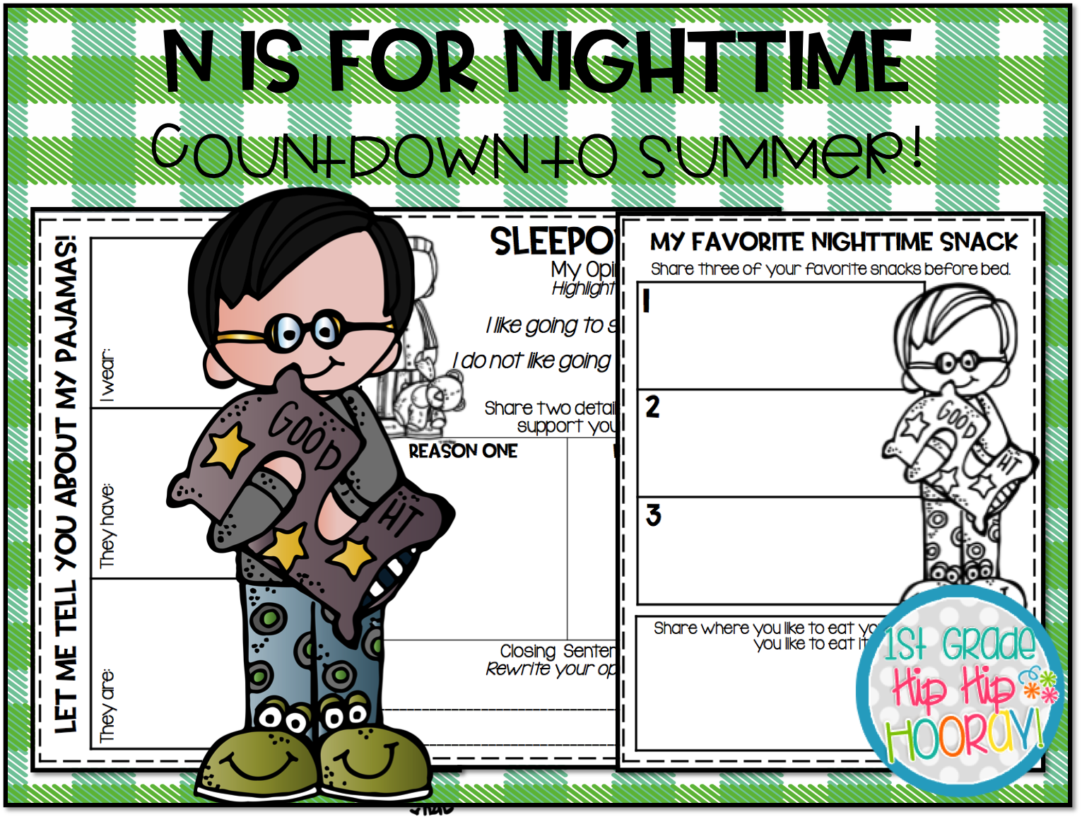 1st Grade Hip Hip Hooray!: Paper Pencil Resource Bundle for ABC ...