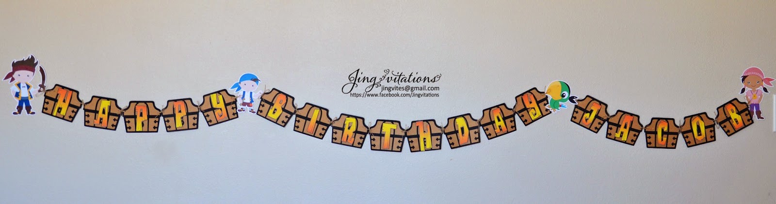 Jingvitations: Jake and the Never Land Pirates Banner, Invitations and ...