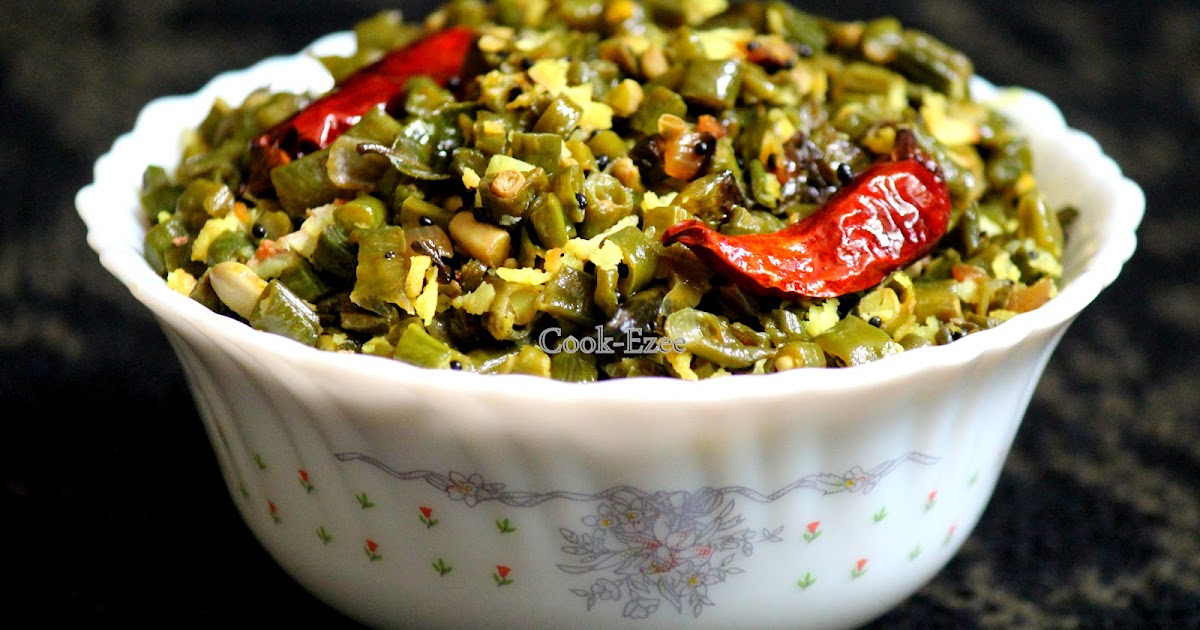 COOK-EZEE: Achinga Payar Thoran - Long Yard Beans Stir Fry
