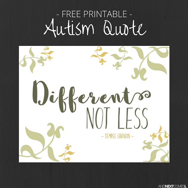 Free Printable Temple Grandin Autism Quote | And Next Comes L ...