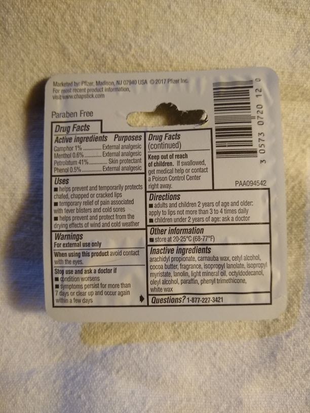 The Woodsman's Journal Online: Survival Uses of Chap Stick©