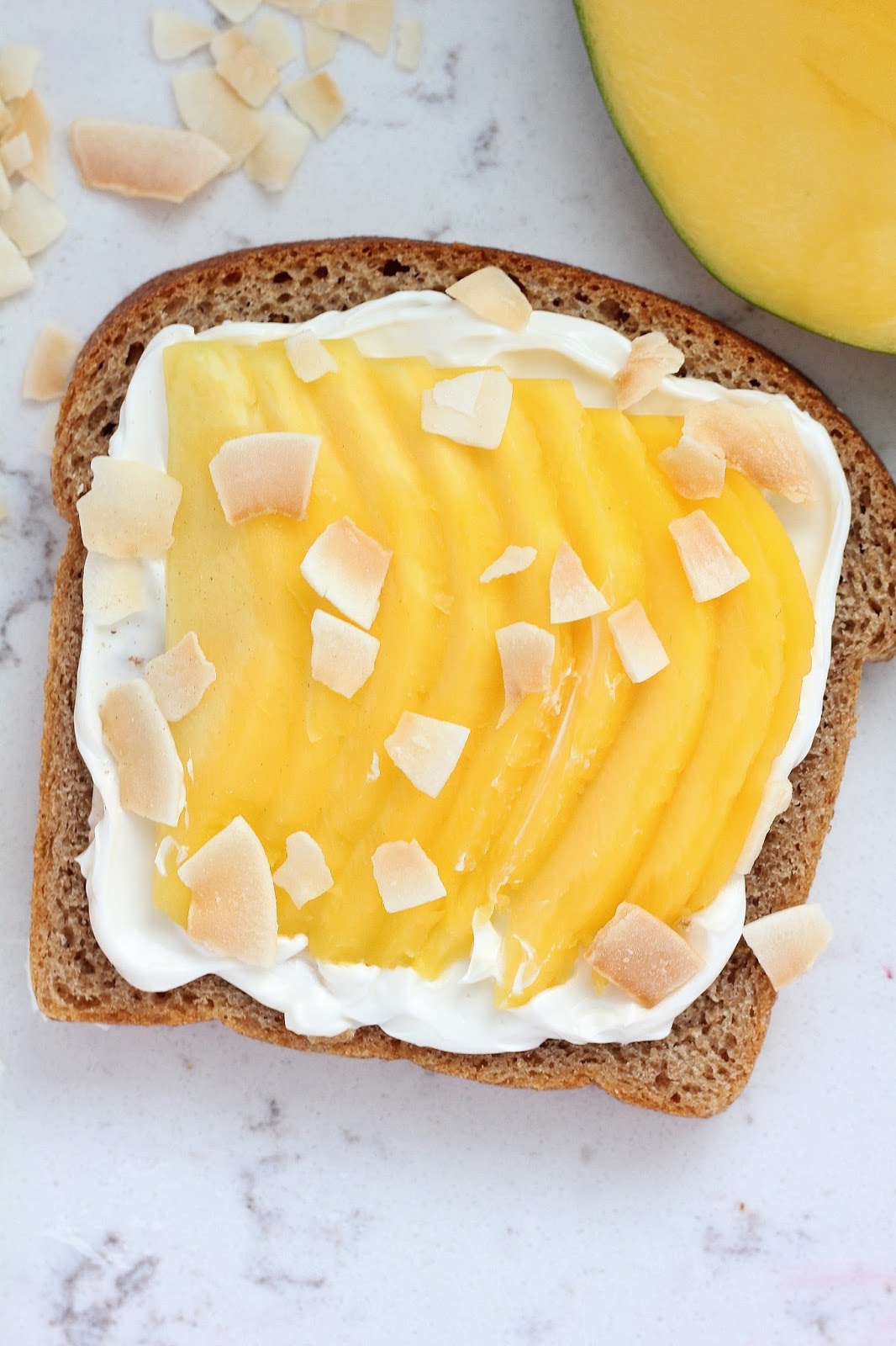 Breakfast Toast Week: Mango and Toasted Coconut Toast