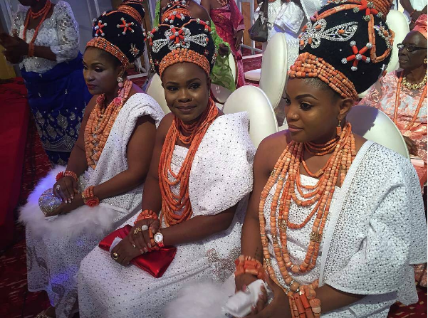 Photos: The Three Pretty Wives Of The Newly Crowned Oba of Benin Photos: The Three Pretty Wives Of The Newly Crowned Oba of Benin