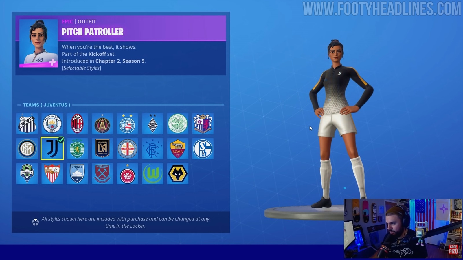 23 Big Football Clubs Licenced In Fortnite - 'Scrap' Skins For Man City ...