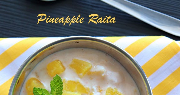 Sandhiya's Cookbook: Pineapple Raita | Raita recipe