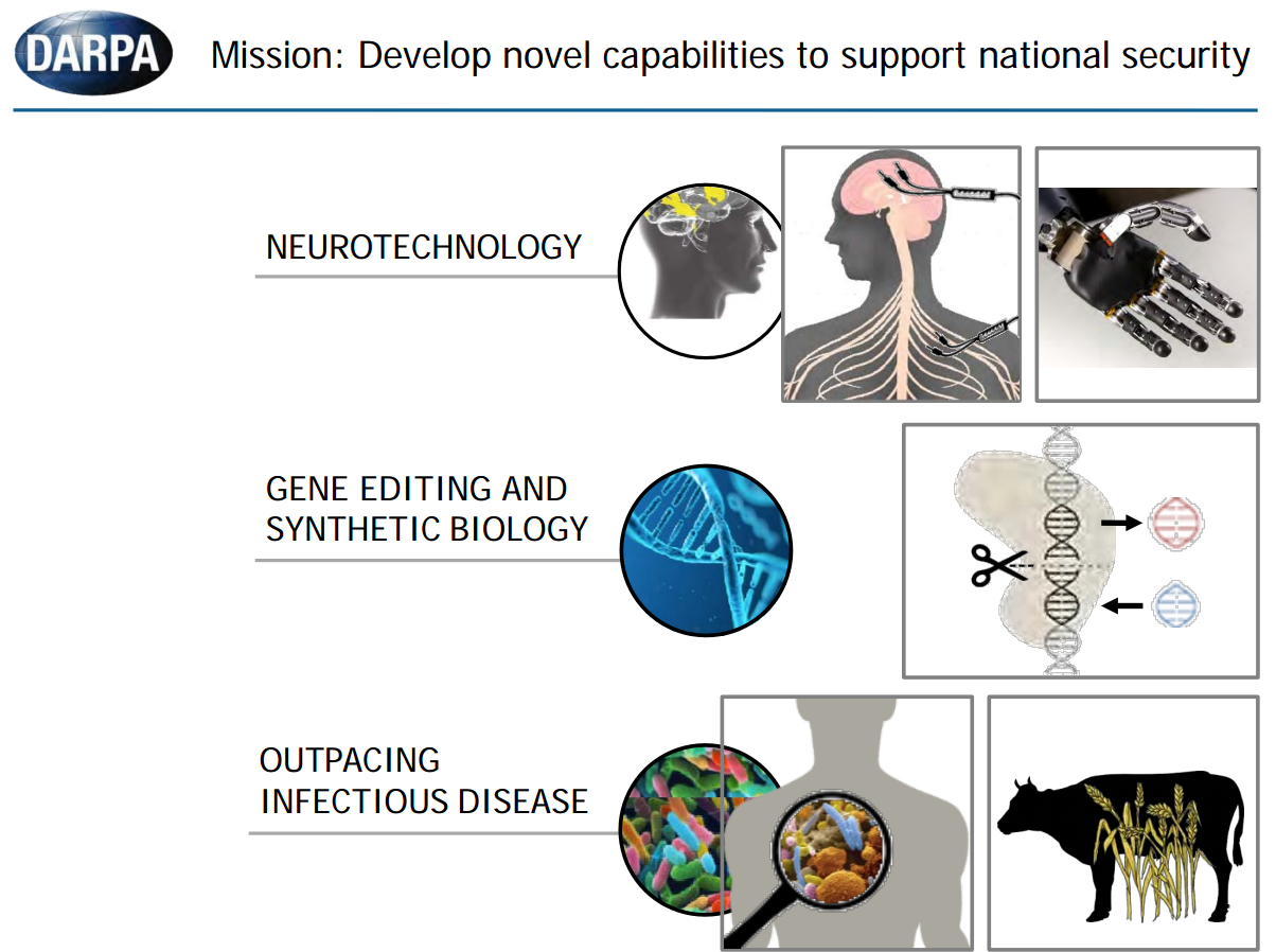 DARPA expects big wins in 2017 from their biotech projects ...
