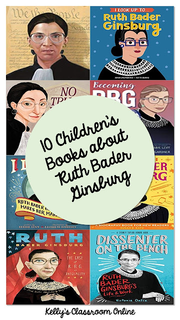 Kelly's Classroom Online: 10 Children's Books about Ruth Bader Ginsburg