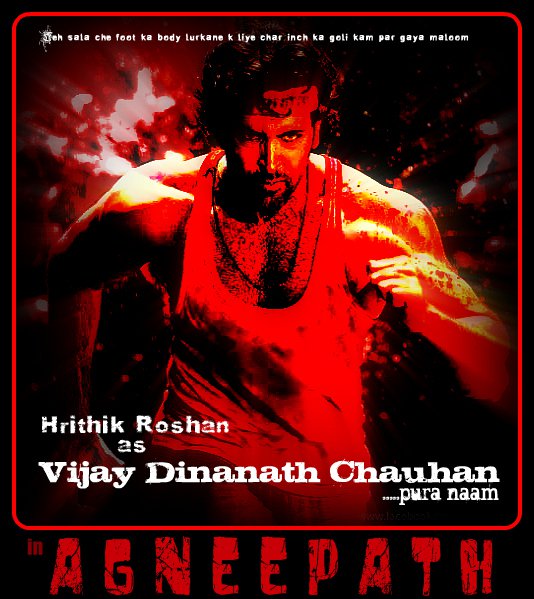 Most Famous: First Look Agneepath 2012 | Poster | Wallpaper | Hrithik ...