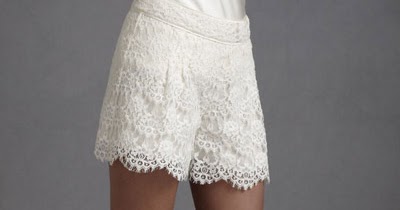 east side bride: BHLDN pulls out the fancy wedding shorts