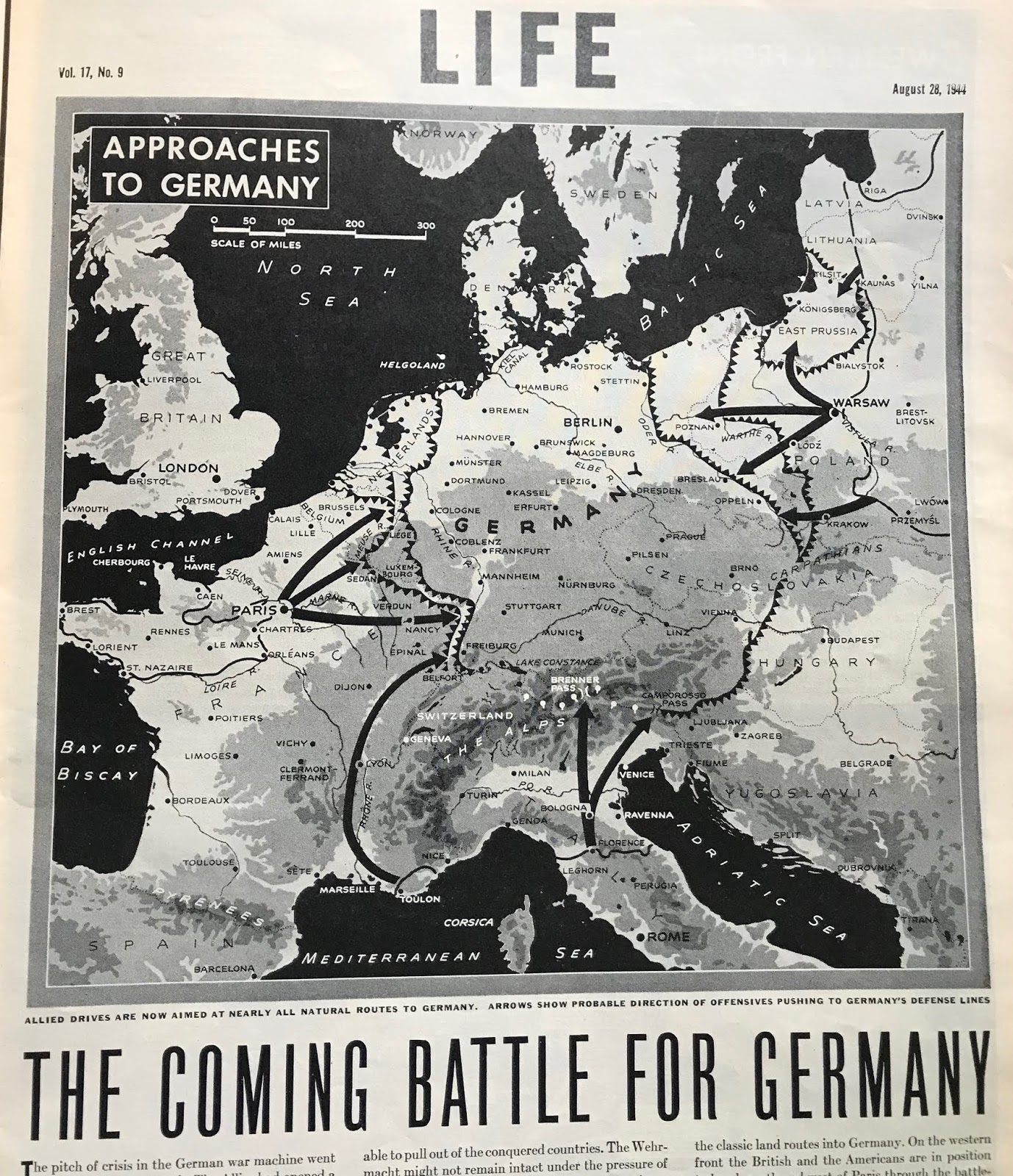 Map of the Week: The Battle for Germany, 1944