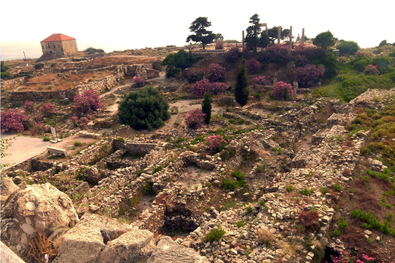 the viewing deck: Byblos (Jbeil) Archaeological Site