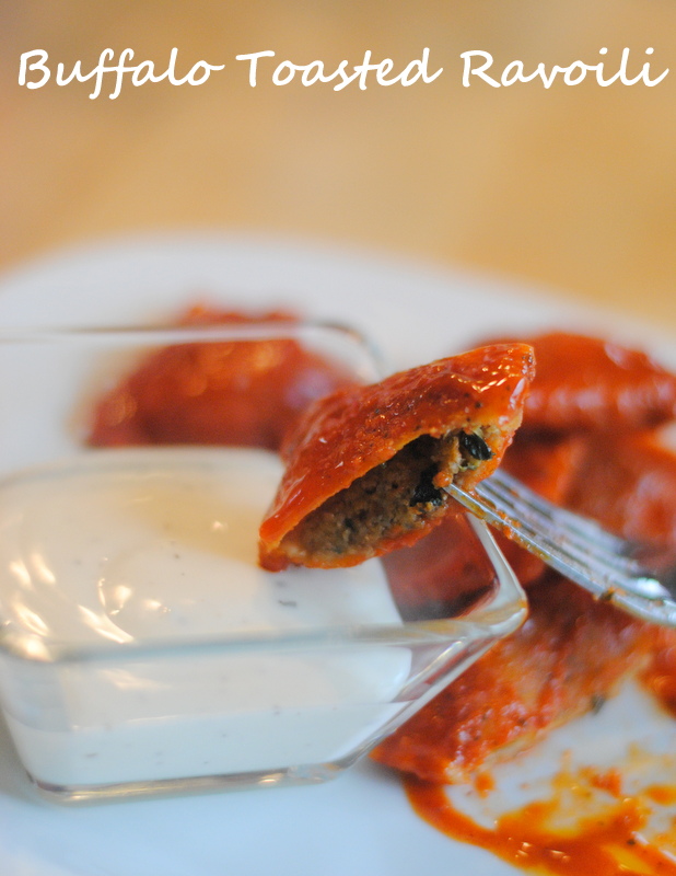 Life with the Little R's: Buffalo Toasted Ravioli