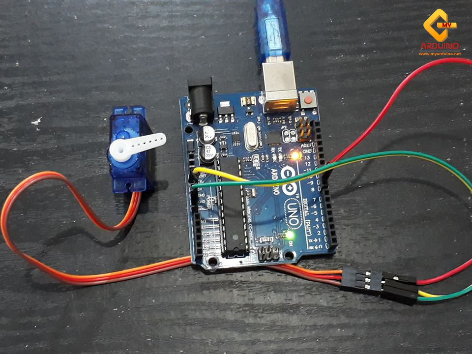 สอนใช้งาน Arduino ควบคุม Servo Motor 0 180องศา