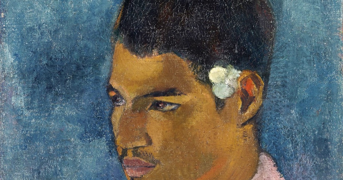 Paul Gauguin | Young Man with a Flower behind his Ear, 1891 | Tutt'Art ...