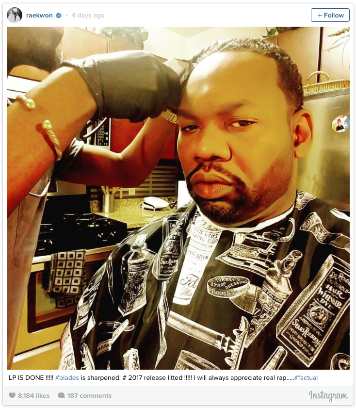 Wu Tang Clan Disciples: Raekwon's New Album Is Complete, Dropping 2017