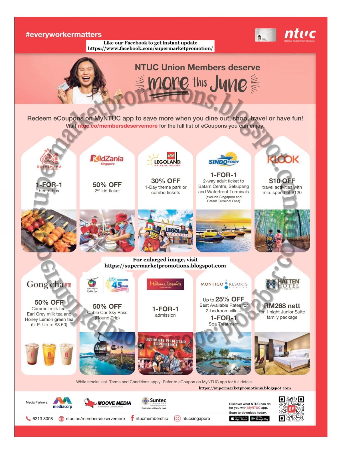NTUC Members Deals 04 June 2019 ~ Supermarket Promotions