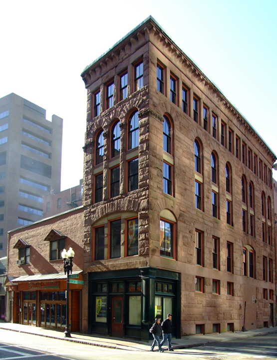 Two Views from the Scaffolds of the Hayden Building - Historic Boston ...
