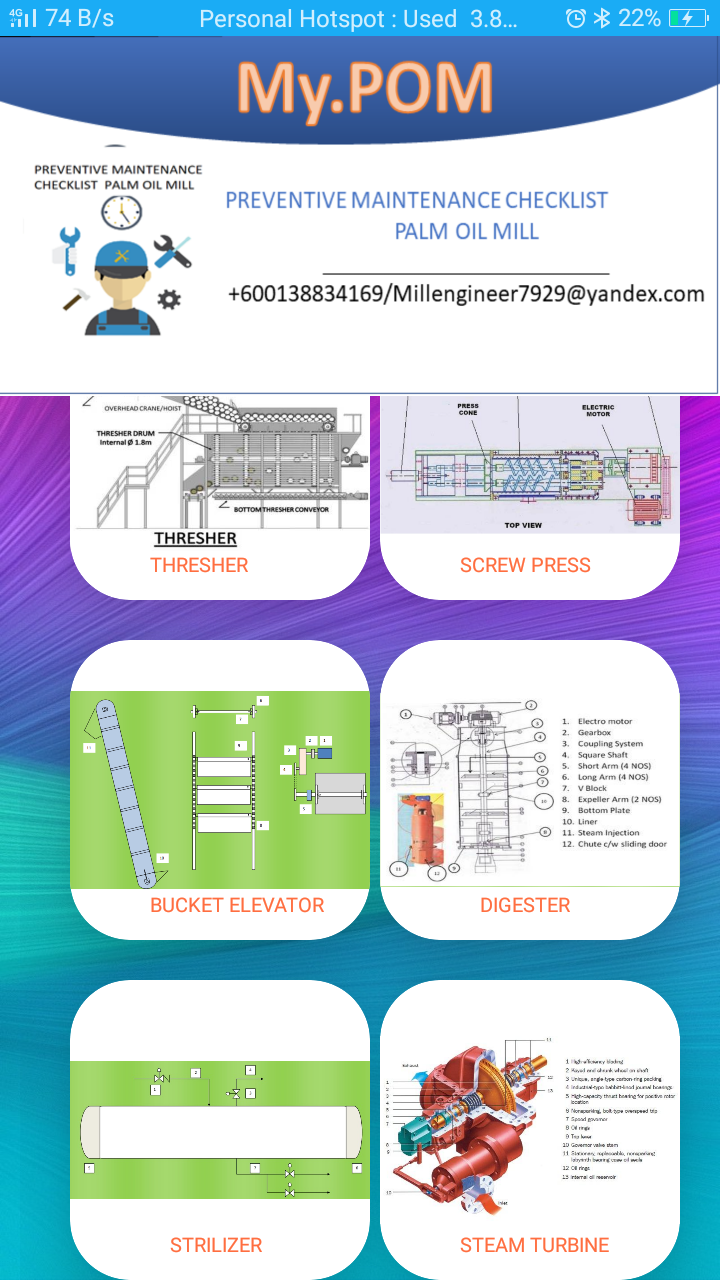 Preventive Maintenance Checklist - Pump Conveyor Steam Turbine Pump