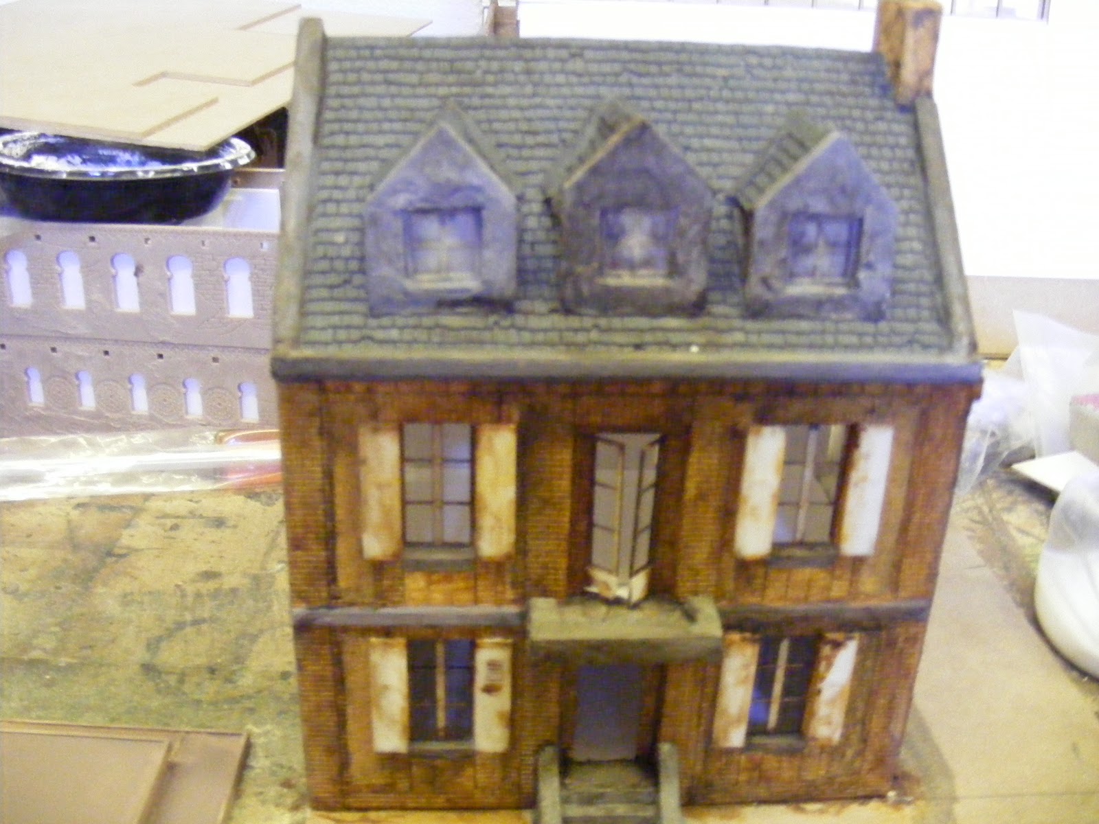 Terrain and Toy Soldiers: Normandy Village pt4 Terrain and Toy Soldiers: Normandy Village pt4