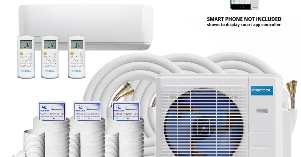 All New Mini Split Ductless HeatPump Systems: DIY Multi-Zone 3 Rooms in Minisplitwarehouse.com