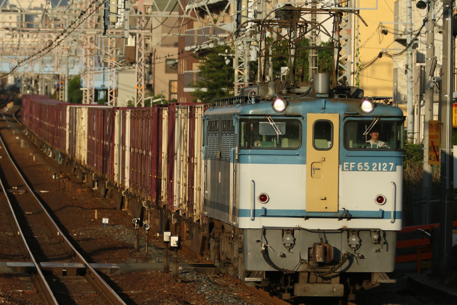 気の向くまま、赴くまま～Train Diary～: 74レ EF65-2127、阪神ー近鉄つながって10周年記念ツアー、EF65-2094