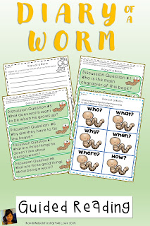 First Grade Love: 8+ Diary of A Worm Activities in Reading