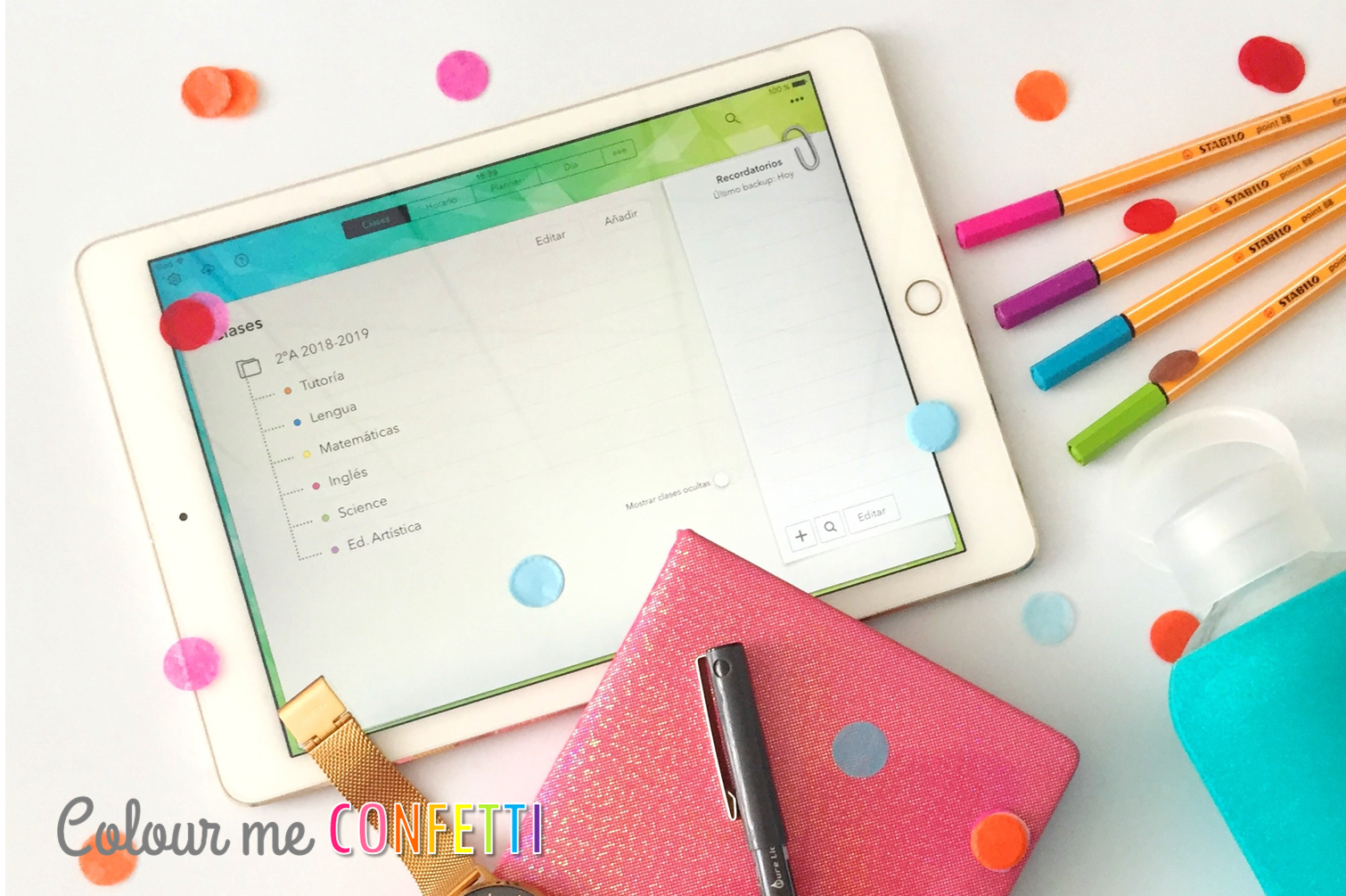 Back to School ♥ Vuelta al cole - Colour me Confetti
