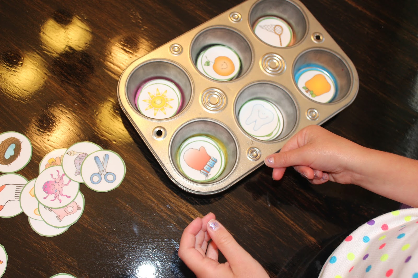 Mrs. Lee's Kindergarten: Muffin Tin Learning Games
