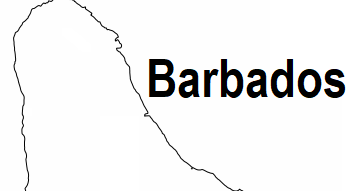 Blog de Geografia: Mapa de Barbados para Imprimir e Colorir