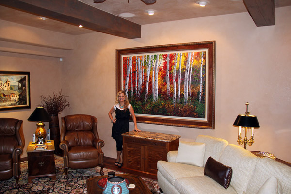 Aspen Paintings by Contemporary Aspen Artist Jennifer Vranes, Birch ...