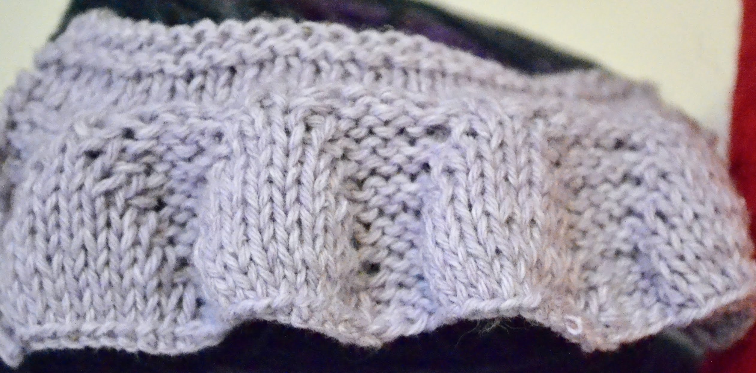 Knitting Novice: The Simple Ruffled Edge - Without M1L / M1R Increases