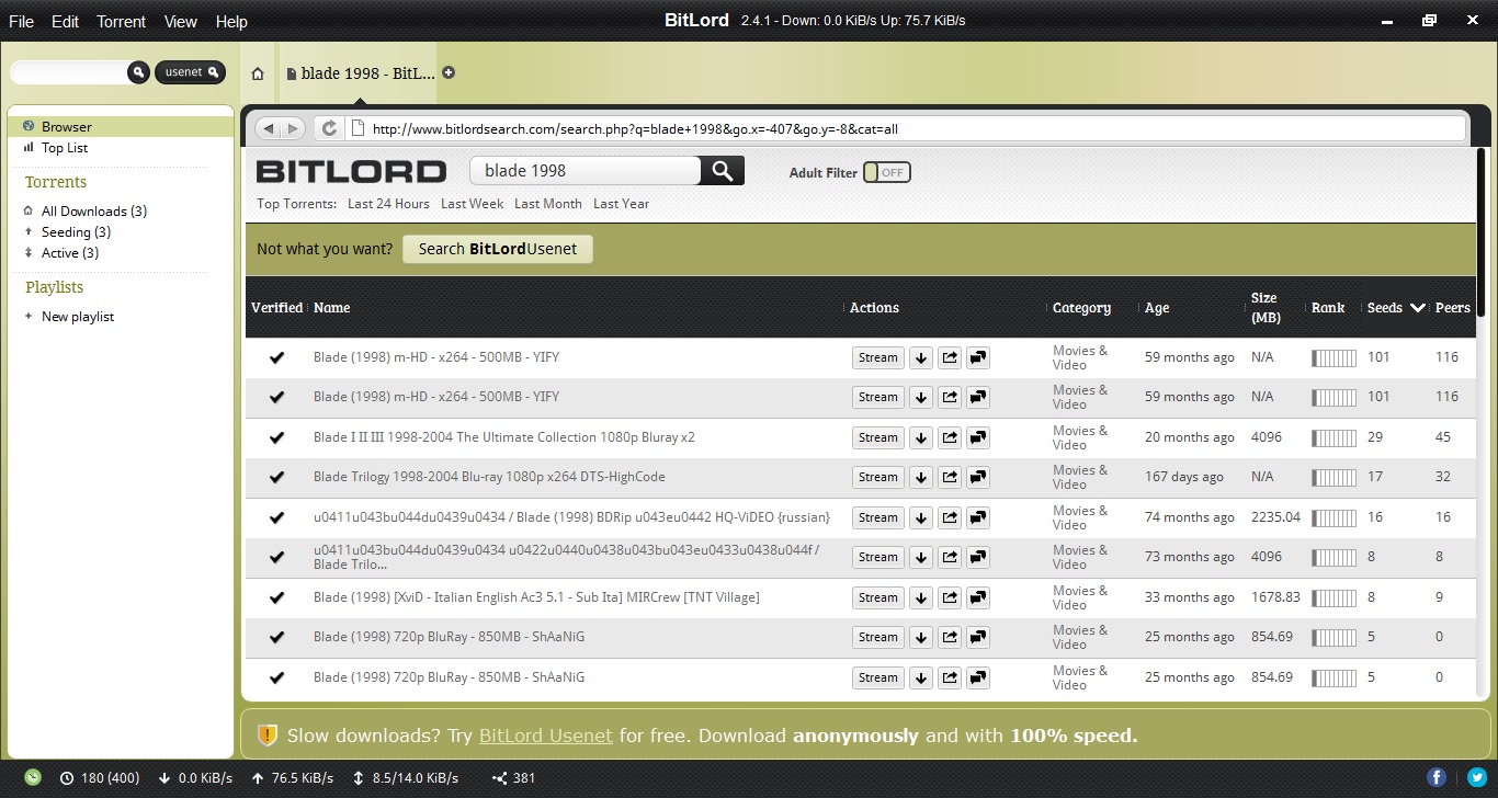 Bitlord - Raja Klien Torrent